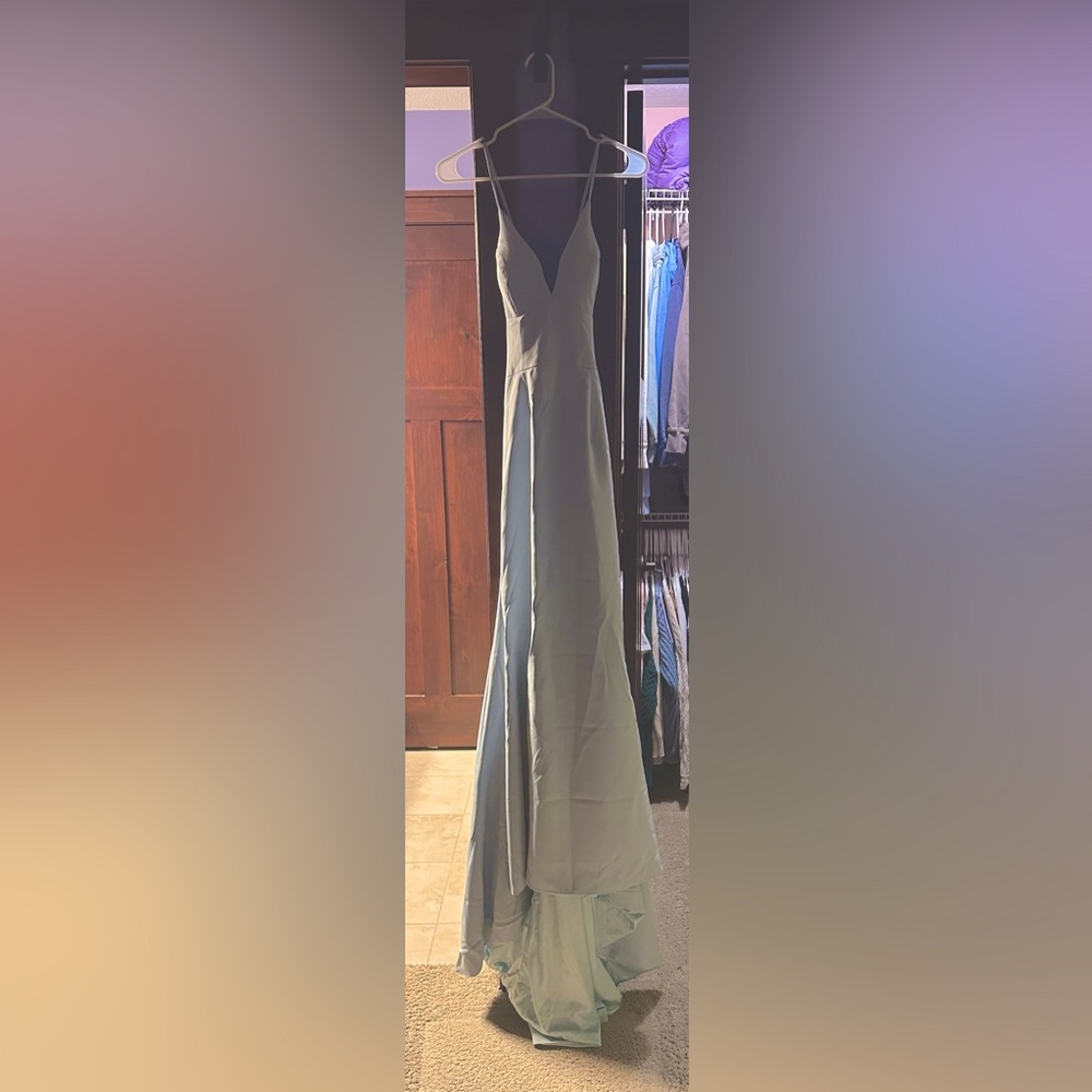 Prom Lilly Sky Blue Prom Dress - Gem